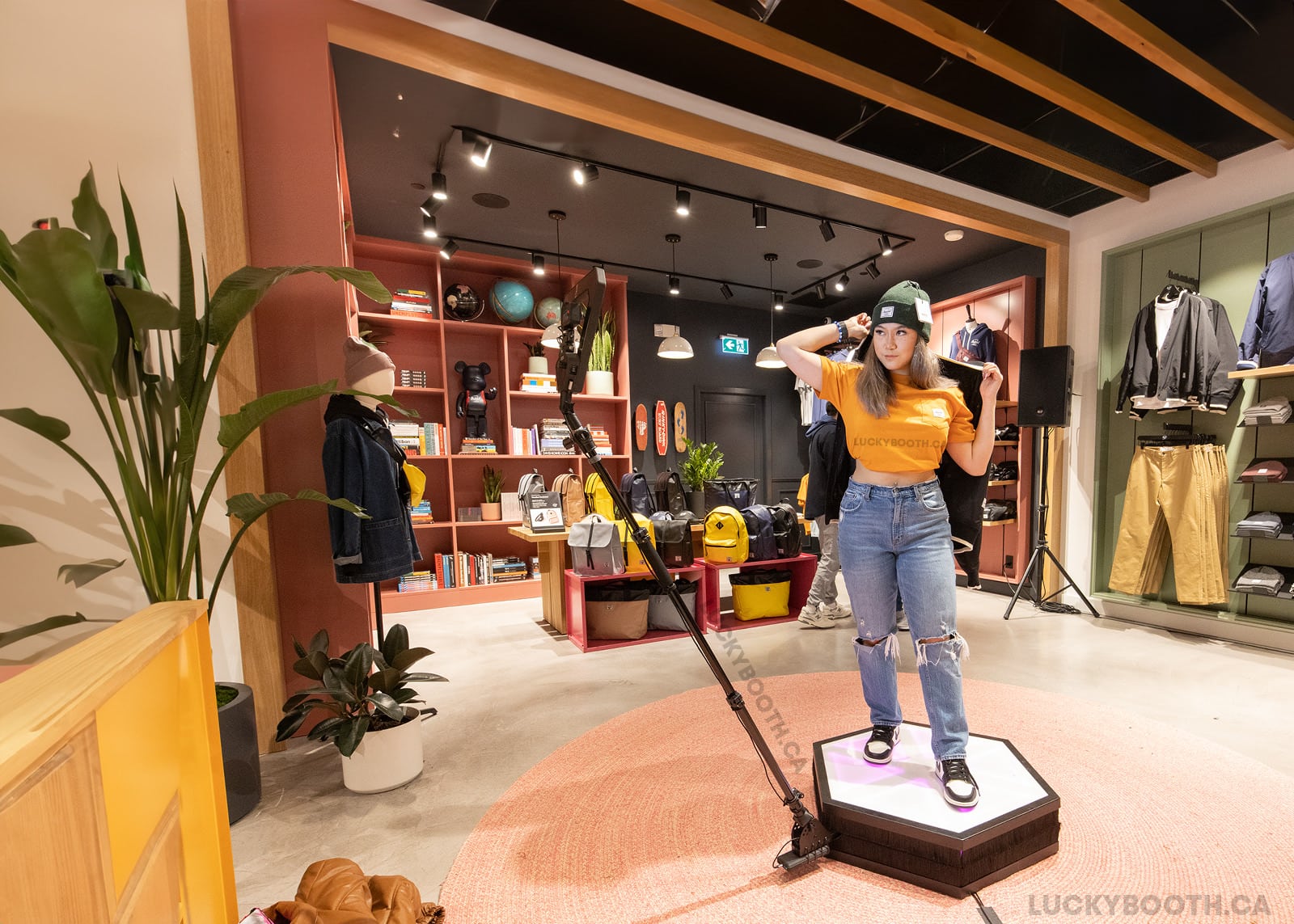 Herschel | 360 Video Booth - Lucky Booth | Video and Photo Booths Services