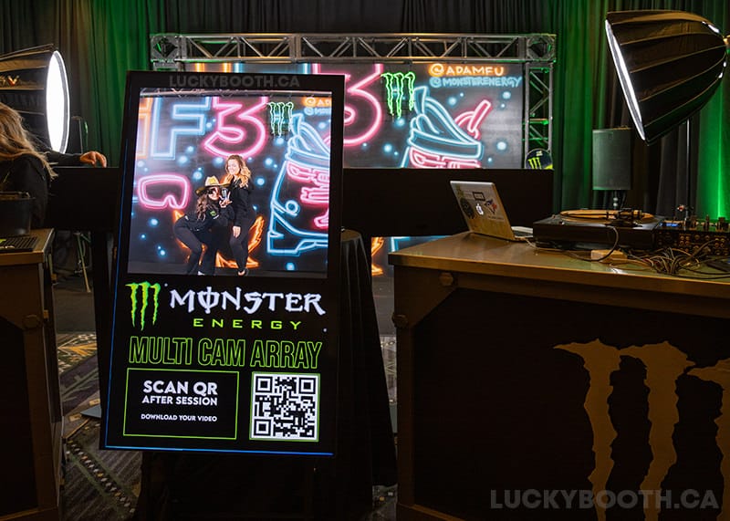 Monster Energy | Multicam - Lucky Booth | Video and Photo Booths Services